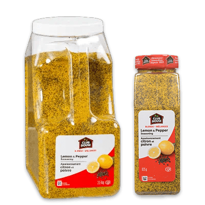Assaisonnement poivre et citron | Club House pour les chefs