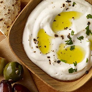 Garlic Pepper Labneh | Club House for Chefs