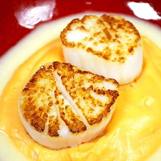 Vanilla Butter Poached Scallops | Club House for Chefs