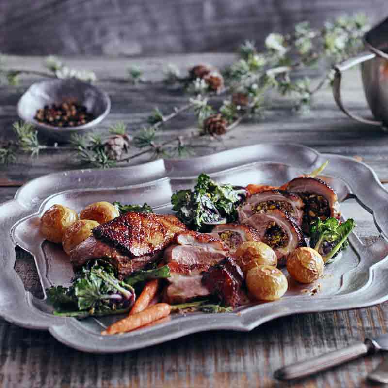 Pistachio & Cranberry Stuffed Duck Breast Recipe | McCormick Australia