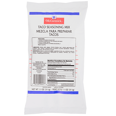 McCormick 11oz Taco Seasoning | McCormick For Chefs®