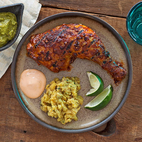 Peruvian Chicken with Chile Sauces | McCormick For Chefs®