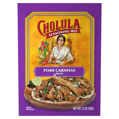 Cholula® Pork Carnitas - Mild Seasoning Mix | Cholula