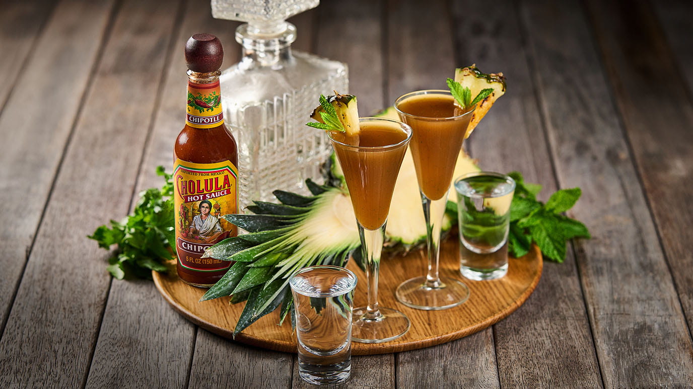 Spicy Pineapple Mezcal Margarita | Cholula