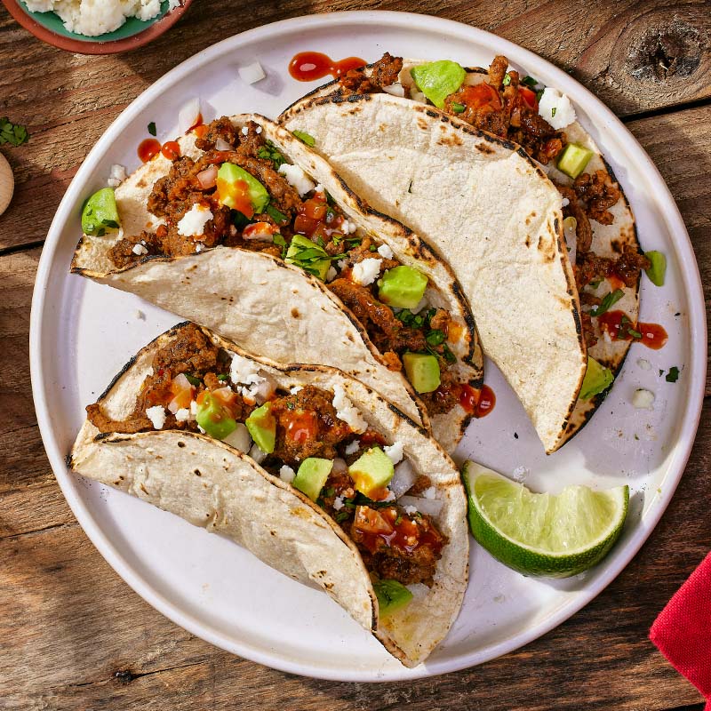 Tacos à la sauce piquante CholulaMD Originale | Cholula