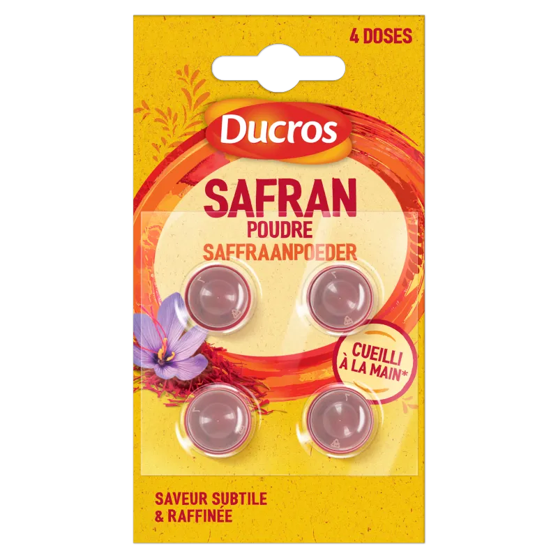 Safran poudre 4 doses - Ducros
