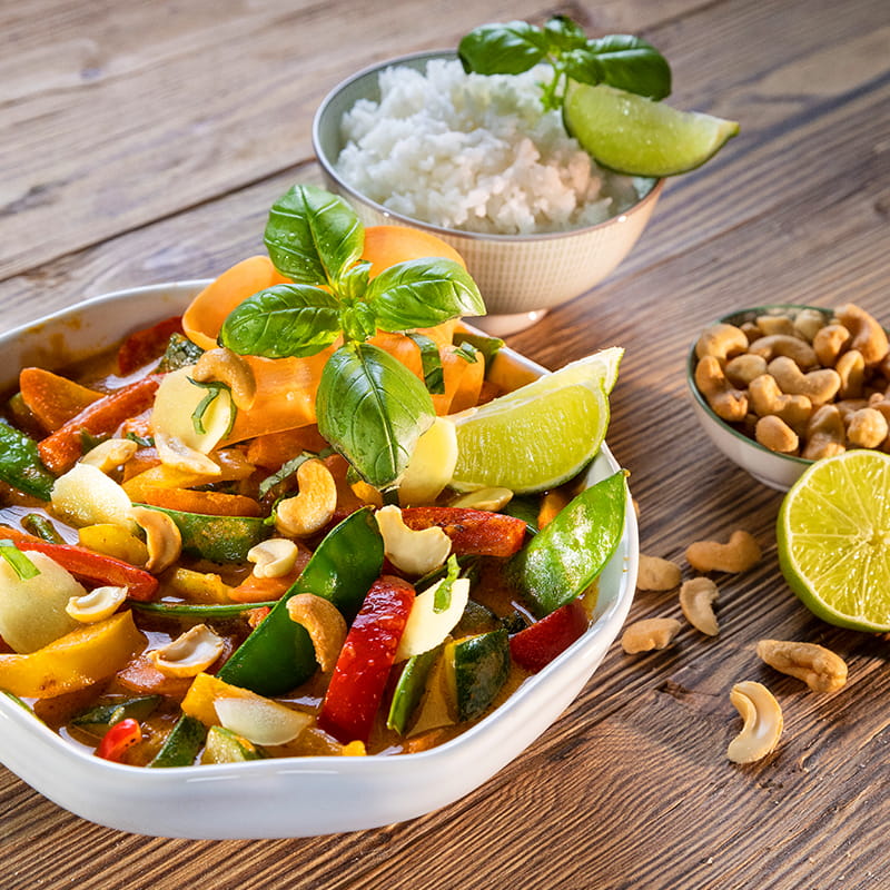 Légumes curry | Recettes au Curry | Thai Kitchen | Thai Kitchen